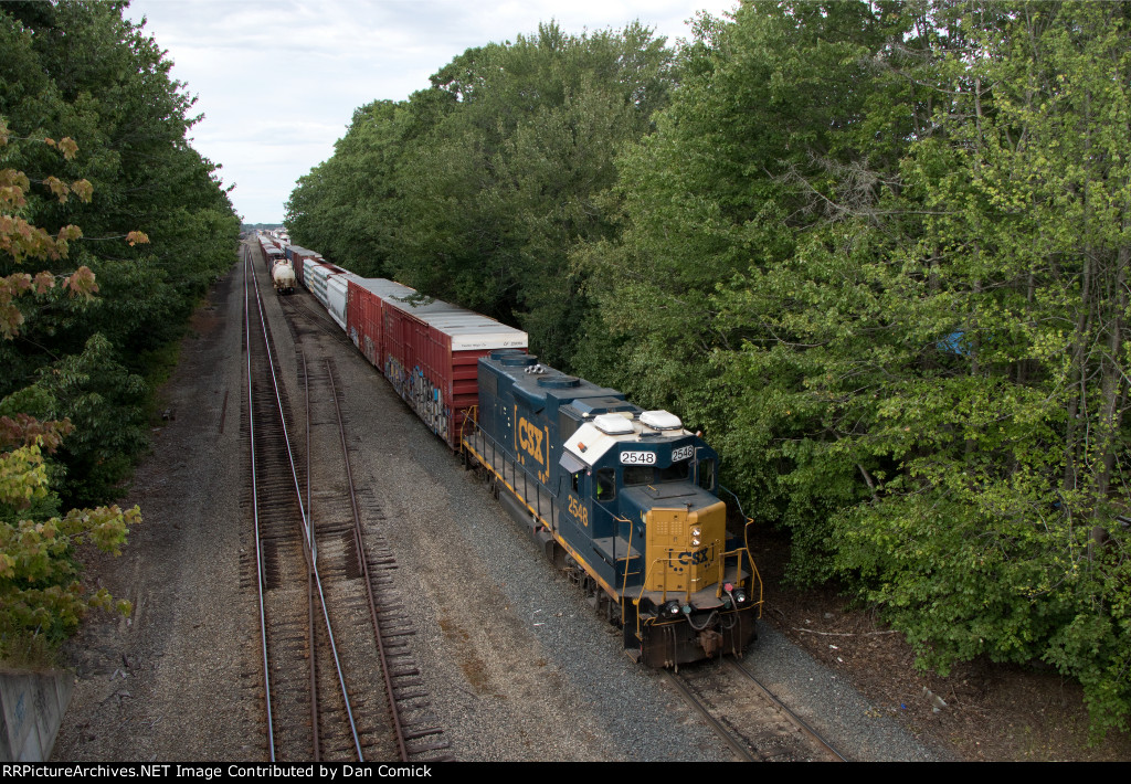 PO-7 with CSXT 2548 Switches Rigby Yard